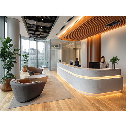 Hotel Office Building School Organization Center Service Reception Counter